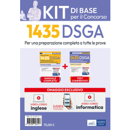 Kit base concorso per DSGA: Manuale + Quiz commentati